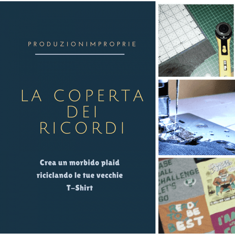 Creare Una Coperta Riciclando Le T-shirt.